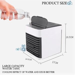 Portable Air Conditioners,USB Air Cooler Quiet Desk Fan,Portable AC Humidifier and Purifier,Portable Air Conditioner Portable for Room,Office,Home,Camping,Travel.