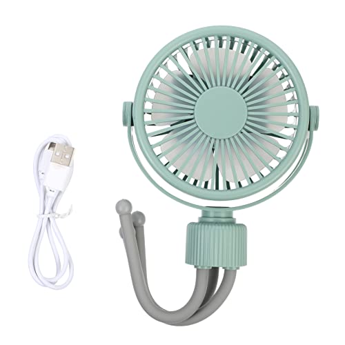 CRAFTHROU Small Table Fan 1 Set Deformation Folding Fan Protable Fan USB Rechargeable Fan Portable Mini Fan Vintage Desk Fan Silent Table Fan Multi-function Fan Cooling Fan Small Fan Pp