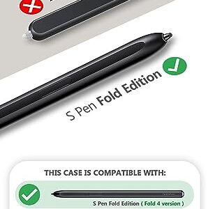 i-Blason for Samsung Galaxy Z Fold 5 Case with Pen Holder, Clear Full-Body Protective Z Fold 5 Case with Built-in Screen Protector & Hinge Protection (Clear)