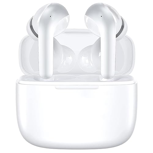 Wireless Earbuds, Bluetooth 5.2 Headphones Mini Wireless in Ear with ENC Noise Cancelling Mic, 30H with HiFi Stereo IP7 Waterproof Earphones Air Buds Pro Touch Control Smart Pop-up Auto Pairing