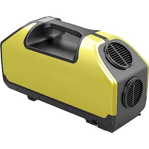 portable camping air conditioner, mobile tent cooler, 24vdc, 3 wind speeds, 16°c-30°c refrigeration range, more uniform air intake, for rvs, campsites, outdoor, indoor