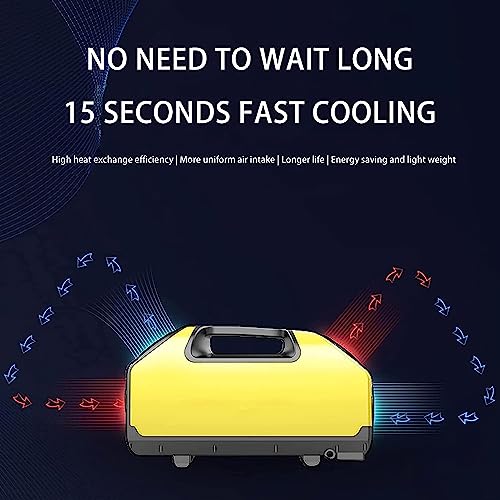 Portable Camping Air Conditioner, Mobile Tent Cooler, 24VDC, 3 Wind Speeds, 16°C-30°C Refrigeration Range, More Uniform Air Intake, for RVs, Campsites, Outdoor, Indoor