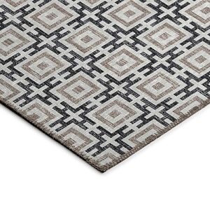 Dalyn Rugs Indoor/Outdoor Marlo MO1 Black Washable 8' x 10'