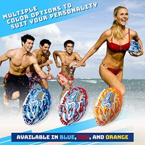 Sunlite Sports Waterproof Football, Outdoor Play, for Pool Beach Lake Park Water Toy, for All Ages, Family Fun