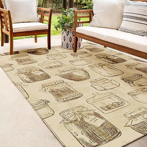 Dalyn Rugs Indoor/Outdoor Kendall KE18 Ivory Washable 8' x 10' Rug