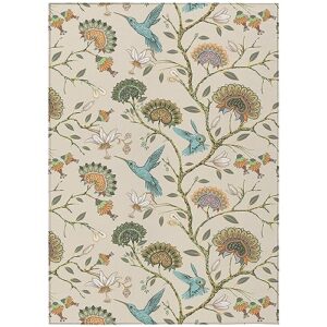 dalyn rugs indoor/outdoor kendall ke19 beige washable 8' x 10' rug