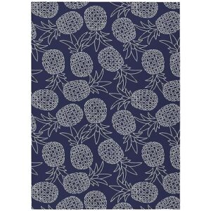 dalyn rugs indoor/outdoor kendall ke6 blue washable 8' x 10' rug