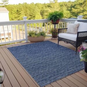 Dalyn Rugs Indoor/Outdoor Laidley LA1 Blue Washable 8' x 10'