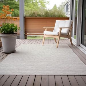 Dalyn Rugs Indoor/Outdoor Laidley LA1 Ivory Washable 8' x 10'