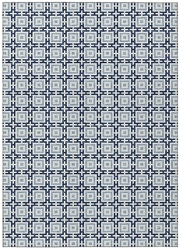 Dalyn Rugs Indoor/Outdoor Marlo MO1 Blue Washable 8' x 10'