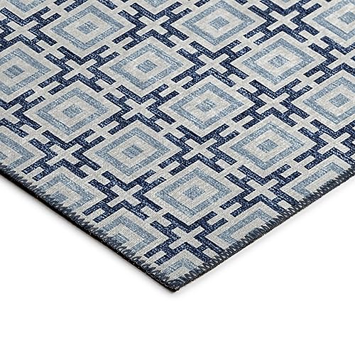 Dalyn Rugs Indoor/Outdoor Marlo MO1 Blue Washable 8' x 10'