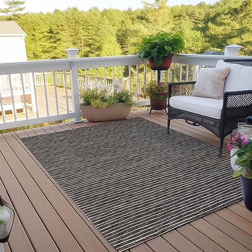 Dalyn Rugs Indoor/Outdoor Laidley LA1 Brown Washable 8' x 10'