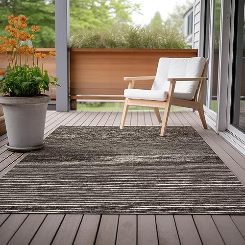 Dalyn Rugs Indoor/Outdoor Laidley LA1 Brown Washable 8' x 10'