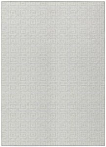 dalyn rugs indoor/outdoor marlo mo1 ivory washable 8' x 10'