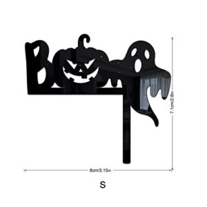 Halloween Window Clings Ornament Halloween Decor Sign Acrylic Home Door Corner Decoration