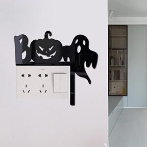 Halloween Window Clings Ornament Halloween Decor Sign Acrylic Home Door Corner Decoration