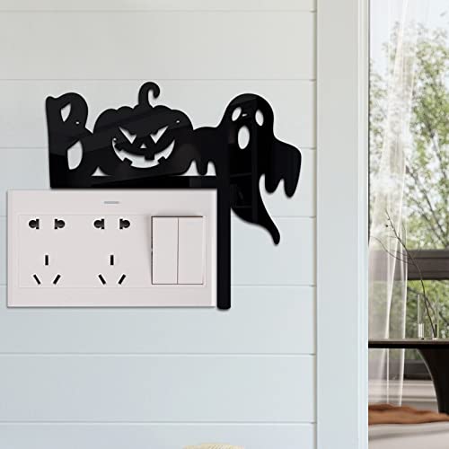 Halloween Window Clings Ornament Halloween Decor Sign Acrylic Home Door Corner Decoration