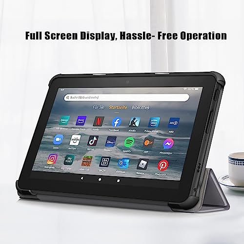 Tablet PC Case Case for Kindle Fire 7 2022 Release Case 7.0Inch Tri-Fold Smart Tablet Case,Ultra Slim Lightweight Stand Case Hard PC Back Shell Folio Case Cover,Auto Sleep/Wake Tablet Case Tablet home