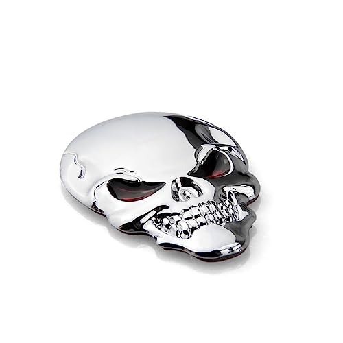 Automotive Metal Skull Decor halloween skull wall stickers refit metal signs metal stickers goth car decor Vehicles Trucks Decorations Emblem