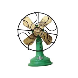 swoomey desk top fan desk fans household fans retro decor decorative table fan vintage fan model farmhouse desk fan model casual resin fan bedroom resin fan artificial decorations