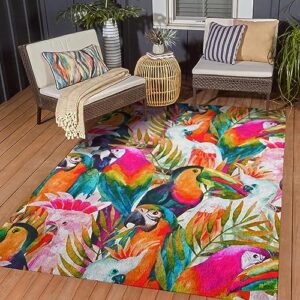 Dalyn Rugs Indoor/Outdoor Tropics TC5 Multi Washable 8' x 10' Rug