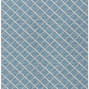 Dalyn Rugs Indoor/Outdoor York YO1 Blue Washable 8' x 10'