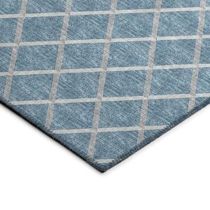 Dalyn Rugs Indoor/Outdoor York YO1 Blue Washable 8' x 10'