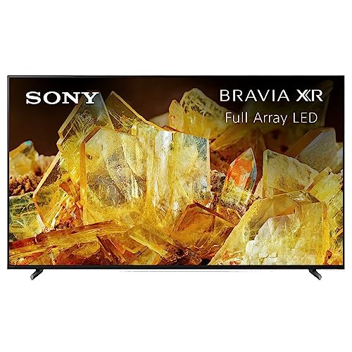 Sony XR75X90L Bravia XR 75" X90L 4K HDR Full Array LED Smart TV (2023 Model) Bundle with 4 YR CPS Enhanced Protection Pack