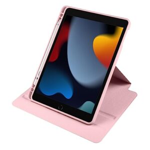 Tablet PC Case Clear Back Case Compatible with iPad Air 2/Air 1 for iPad 2018 2017 9.7" with Pen Holder, 360 Degree Swivel Stand Folio Flip Smart Tablet Cover Auto Sleep/Wake Tablet Case Tablet home (