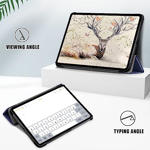 Tablet PC Case Case for iPad Air4/5 10.9inch/Air 5(2022)/Air 4(2020) Tri-Fold Smart Tablet Case,Ultra Slim Lightweight Stand Case Hard PC Back Shell Folio Case Cover,Auto Sleep/Wake Tablet Case Tablet