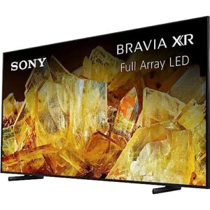 Sony XR55X90L Bravia XR 55" X90L 4K HDR Full Array LED Smart TV (2023 Model) Bundle with Deco Gear Home Theater Soundbar with Subwoofer, Wall Mount Accessory Kit, 6FT 4K HDMI 2.0 Cables and More