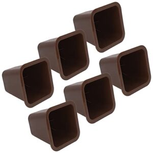 Furniture Risers, Set of 6 Non Slip Furniture Pads, Furniture Lifters, Child Safe Design with Glossy and Rounded Edges