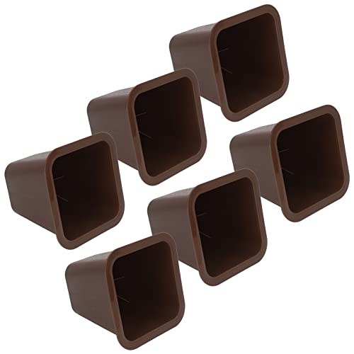 Furniture Risers, Set of 6 Non Slip Furniture Pads, Furniture Lifters, Child Safe Design with Glossy and Rounded Edges