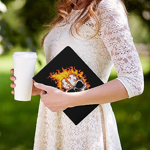 Flaming Skull Protective Case Compatible with IPAD 2020 AIR 4 （10.9in） Stand Case Auto Sleep/Wake Cover