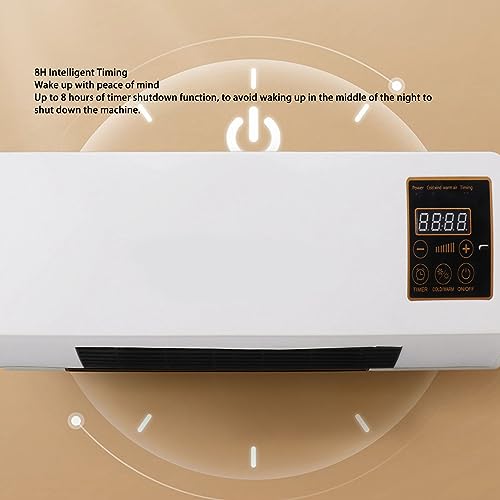 Portable Air Conditioner, Wall Mounted Small Air Conditioner Heaters Chiller, Dual Use Highly Efficient Wide Angles Mobile Small Air Conditioner Overheating Protection (Without