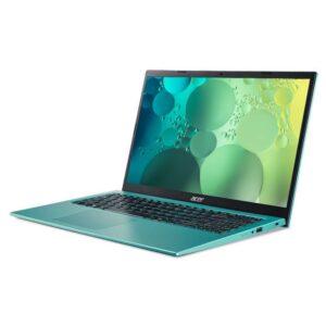 acer Aspire 3 Laptop, 15.6” FHD Screen, Intel Core i3-1115G4, 12GB DDR4 RAM, 256GB PCIe M.2 SSD, Wi-Fi, HDMI, RJ-45, Webcam, Windows 11 Home, Teal