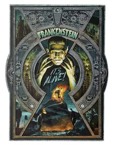 spirit halloween universal monsters it’s alive frankenstein sign | officially licensed | horror décor