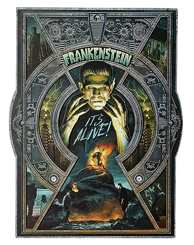 Spirit Halloween Universal Monsters It’s Alive Frankenstein Sign | Officially Licensed | Horror Décor