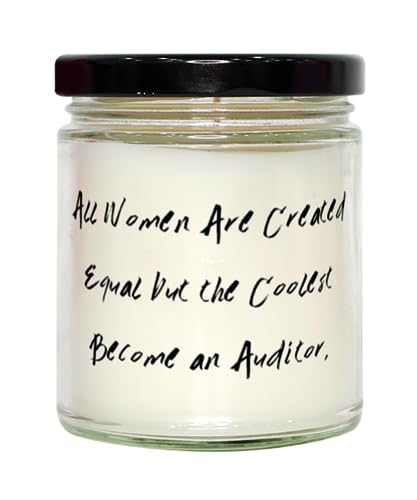 All Women are Created Equal but The Coolest Become an. Scent Candle, Auditor Present from Coworkers, Beautiful for Colleagues, Funny Auditor Gifts, Auditor Gift Ideas, Unique Gifts for Auditors, Cool