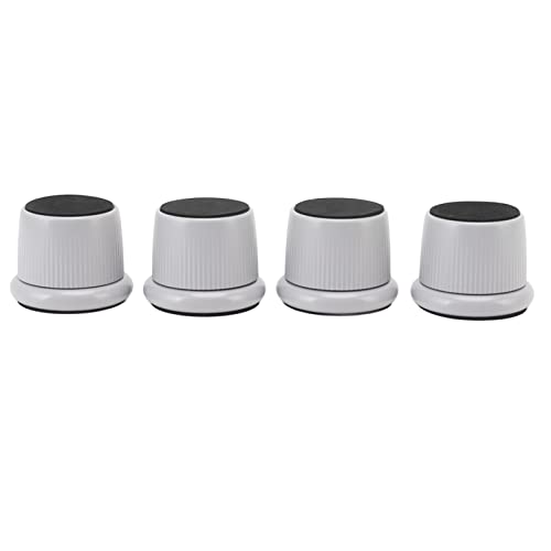 Furniture Riser Height 4 Pack Furniture Leg Mat Non Slip ABS Edges for Sofa (Gray)