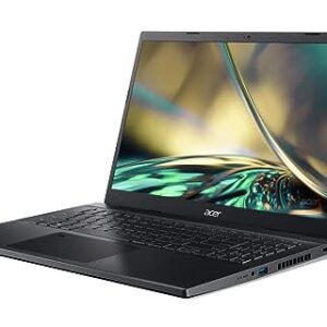 Acer Aspire 7 A715 15.6" 144Hz FHD LCD Gaming and Business Laptop (Intel i7-1260P 12-Core, 32GB RAM, 512GB m.2 SATA SSD, GeForce RTX 3050 Ti 4GB, Backlit KYB, FP Reader, Win11Pro) w/Dockztorm Hub