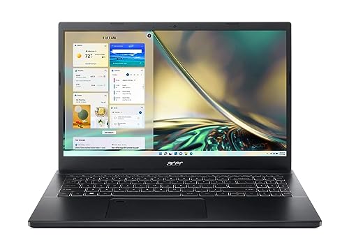 Acer Aspire 7 A715 15.6" 144Hz FHD LCD Gaming and Business Laptop (Intel i7-1260P 12-Core, 32GB RAM, 512GB m.2 SATA SSD, GeForce RTX 3050 Ti 4GB, Backlit KYB, FP Reader, Win11Pro) w/Dockztorm Hub