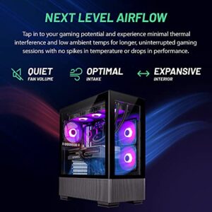 Skytech Azure Gaming PC Desktop – AMD Ryzen 7 7800X3D 4.2 GHz, NVIDIA RTX 4080, 1TB NVME Gen4 SSD, 32GB DDR5 RAM RGB, 1000W Gold PCIE 5.0 PSU, 360mm AIO, 11AC Wi-Fi, Windows 11 Home 64-bit