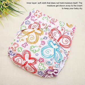 Infant Cloth Diaper Swim Diaper, Washable Reusable Pocket Diapers for Baby Toddler Girls Boys (BL001)