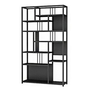 desonix bookshelf independent bookshelf nordic wrought iron bookshelf shelf living room floor-to-ceiling bookcase multi-layer creative shelf bookcase floor standing bookcase