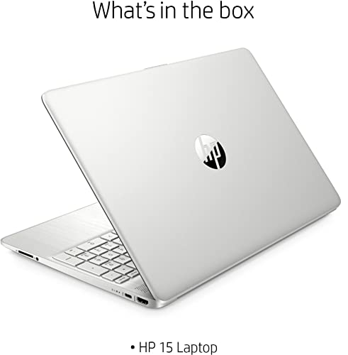 HP 15-EF200 2023 Laptop ~ 15.6" 1366x768 60Hz ~ AMD Ryzen 7 5700U ~ 8GB DDR4~2TB M.2 NVMe ~ Wi-Fi 6 ~ Windows 11 Pro ~ Natural Silver ~ TLG 32GB USB