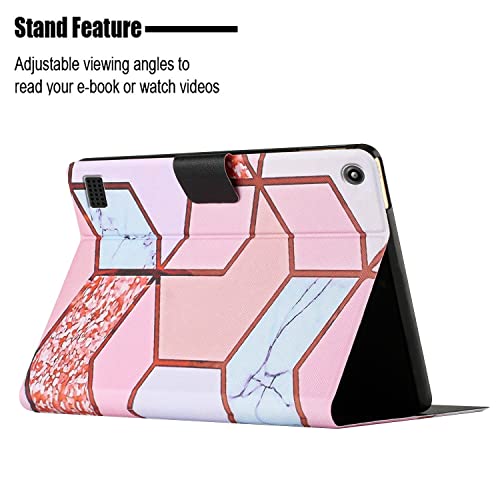 Tablet Case Slim Case Compatible with Kindle Fire HD 7 Case 2019/2017/2015, Premium PU Leather Folio Adjustable Stand Shockproof Cover Smart Magnetic Flip Fold Stand Case Protective Case Pad Case Cove