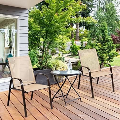 Office Chair Gaming Chair Computer Chair 2 Pieces Patio Chairs Outdoor Dining Chairs Garden Terrace Yard with armrests