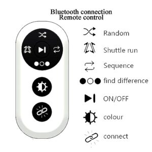 DMOYS Reaction Training Light, Agile Reaction Speed Training Kit, Multi-Mode Remote Control, for Physiotherapy, Coaches, Gyms, Physical Training, Hand-Eye Coordination Training