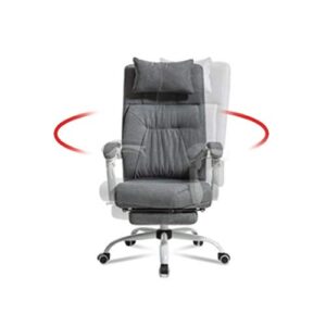 Office Chair Gaming Chair Computer Chair Reclining Office Desk Chair Adjustable High Back Ergonomic Computer Mesh Recliner Home Office Chairs with Footrest and Lumbar Support